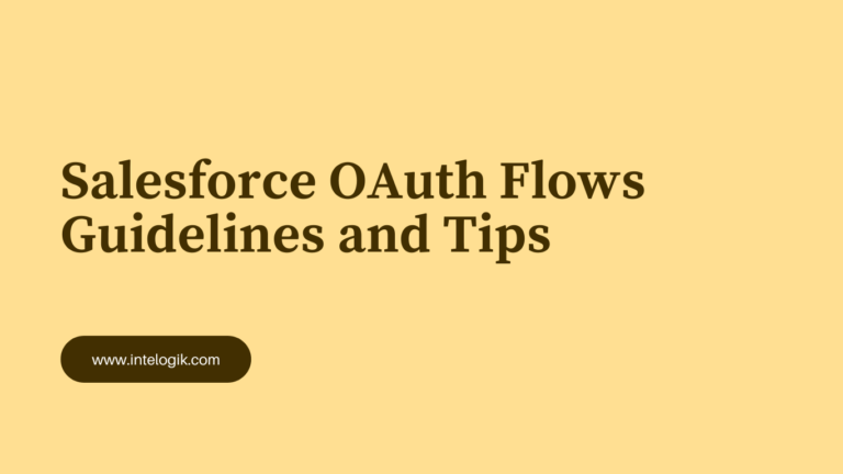 How to use Subflows in Salesforce Flow - Intelogik blogs